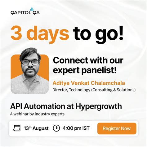 Qapitol Qa On Linkedin Apiautomation Machinelearning Webinar Projectmanagement