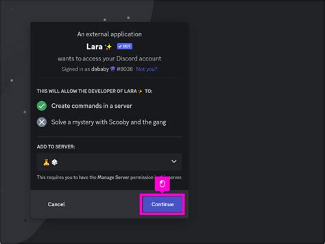 Discord How To Add Lara Bot