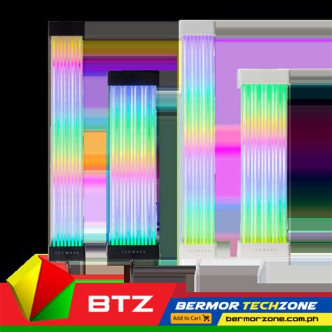 Tecware Flex Argb Extension Cables Black White Bermor Techzone