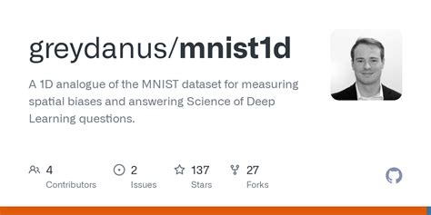 GitHub Greydanus Mnist1d A 1D Analogue Of The MNIST Dataset For Measuring Spatial Biases And