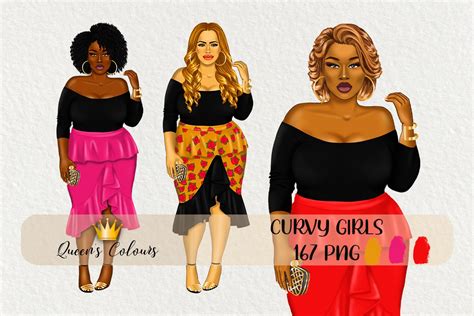 Plus Size Fashion Illustration