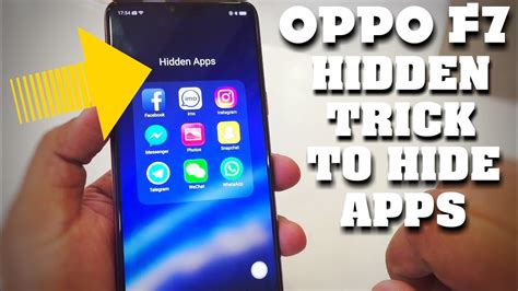 Oppo F Hidden Trick To Hide Apps Hide Apps In Oppo F Youtube