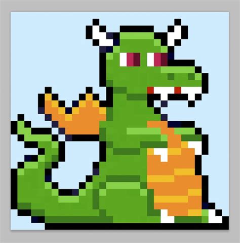 How To Make A Pixel Art Dragon Mega Voxels