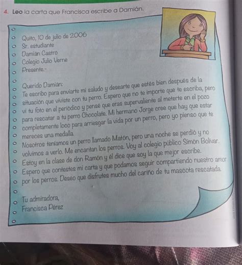 5 Realizo las siguientes actividades a Escribo la razón que tuvo