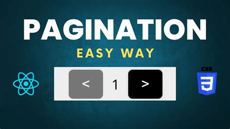 Reusable Pagination Component With React JS YouTube