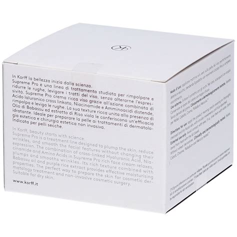 Korff Supreme Pro Crema Ricca Viso Ml Redcare