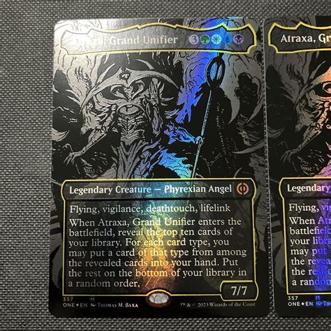 Mtg 偉大なる統一者、アトラクサ オイルスリック版 1枚①
