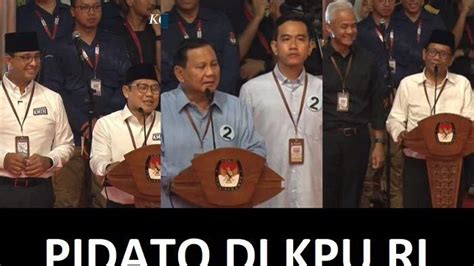 Aksi Cawapres Di KPU RI Cak Imin Pidato Berapi Api Mahfud MD Pantun