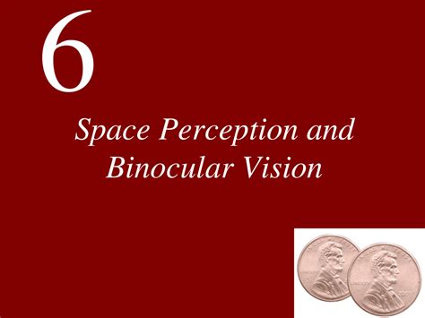 Space Perception And Binocular Vision Docsity