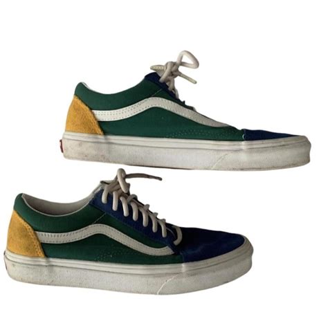 Vans Yacht Club Old Skools Color Block Vans From Depop
