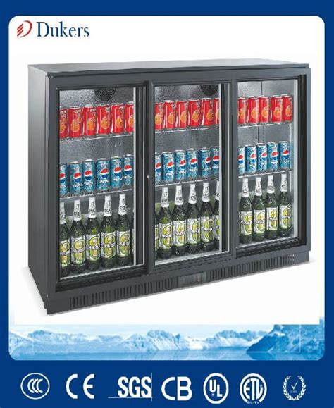 Dukers L Sliding Door Back Bar Cooler Doors Beer Freezer Manufacturers And Suppliers China