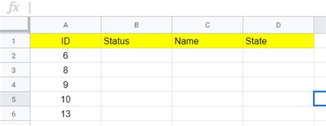 arrays import data from another sheet using id but only some columns