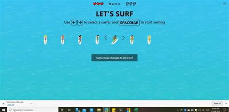 How To Play Edge Surf Game In Microsoft Edge