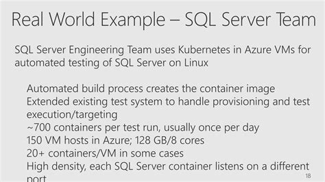 Microsoft Ignite 2017 SQL Server On Kubernetes Swarm And Open Shift PPTX