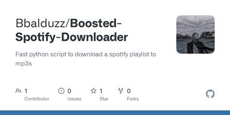 github bbalduzz boosted spotify downloader fast python script to