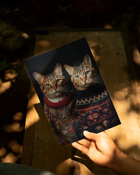 Custom Pet Portrait Royal Pet Portrait Christmas T Queen Portrait