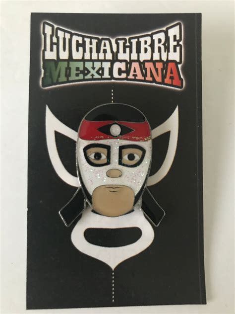 Octagon Mask Pin Lucha Libre Etsy