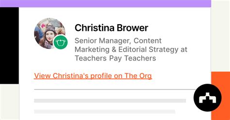 Christina Brower Senior Manager Content Marketing And Editorial