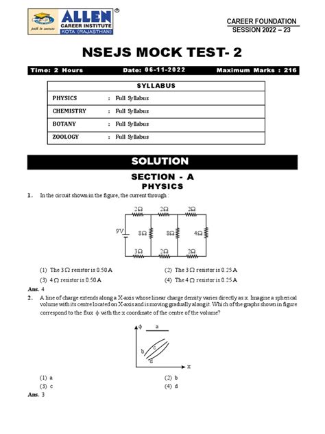 Fc Nsejs Mock Test 2 06 11 2022 Pdf Force Synapse