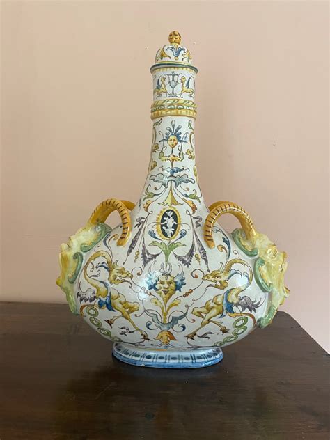 Antique Canatagalli Pilgrim Flask Sold The Oscar Collective
