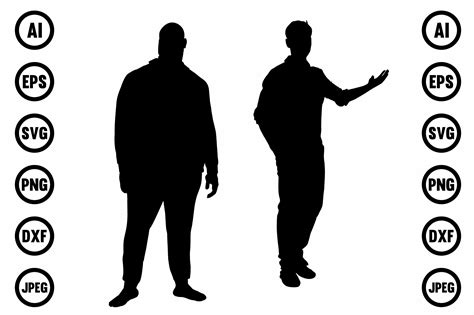 Man Silhouette Graphic By Transform20 · Creative Fabrica