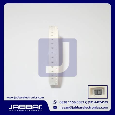 Resistor 01a 100 Ohm 1 1 10w Sepersepuluh Smd0603 Jabbar Electronics