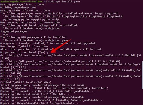 How To Install Yarn On Ubuntu Linuxways