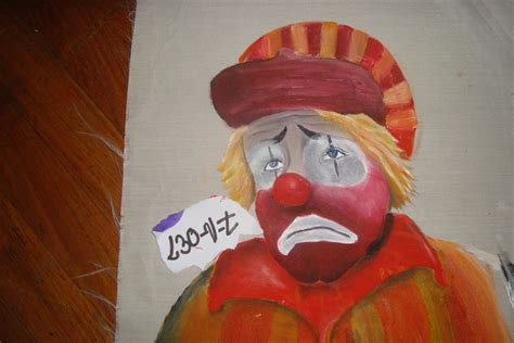 Mi Primera Pintura En Tela Payaso Triste Taringa