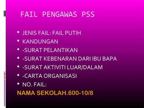 Sistem Fail Pusat Sumber Sekolah Ppt