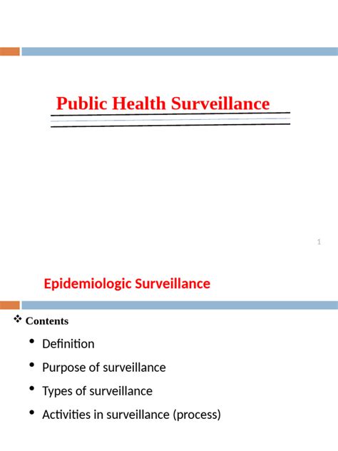 Public Health Surveillance Pdf Public Health Surveillance