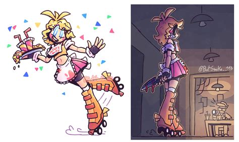 Fnaf 2 Toy Chica Human New Toy Chica Fullbody Fazbear Tycoon
