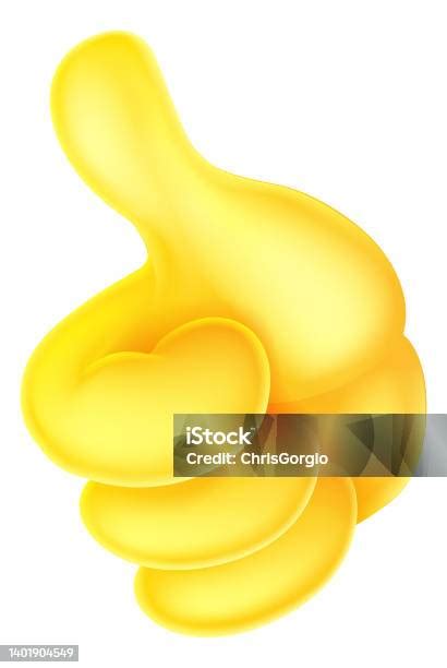 Thumbs Up Hand Cartoon Emoticon Icon向量圖形及更多舉起手指公圖片 舉起手指公 表情符號 笑臉 Istock