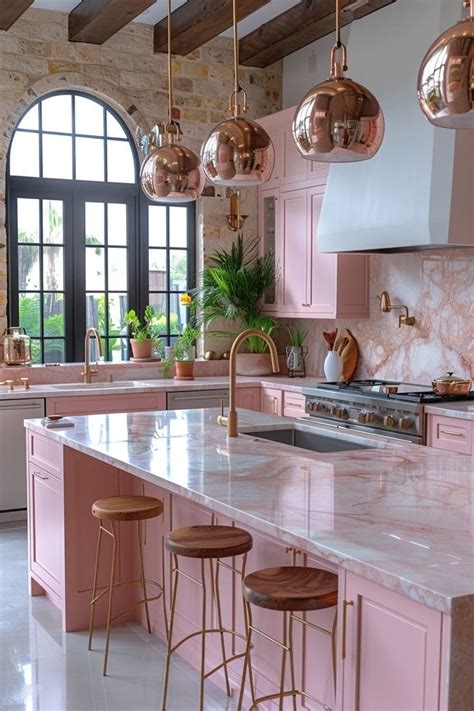 35 Stunning Pink Kitchen Design Ideas 75 35 Stunning Pink Kitchen