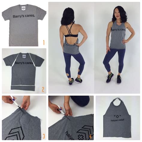 How To Make A Cut Off Shirt For The Gym Scroll Through To Learn How