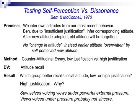 Ppt Class 20 Cognitive Dissonance Powerpoint Presentation Free