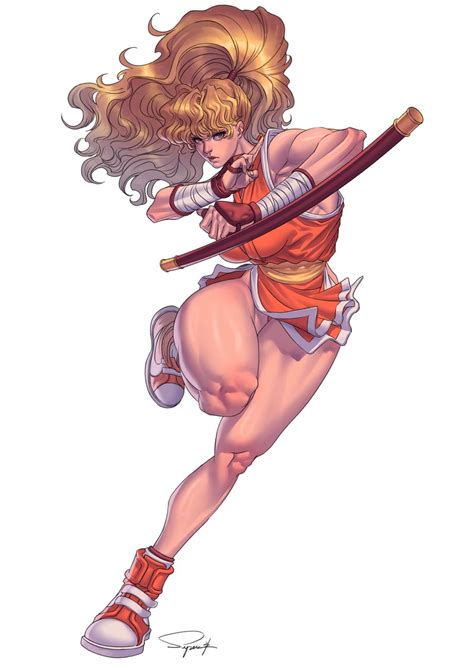 Genryuusai Maki Final Fight Drawn By Superbull Danbooru