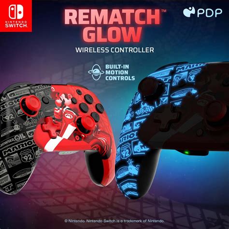 Pdp Rematch Glow Controllers For Nintendo Switch And Xbox They Do Glow In The Dark