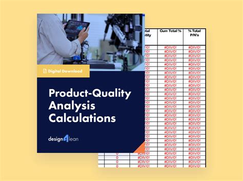 Cell Design Analysis Spreadsheet Design4Lean