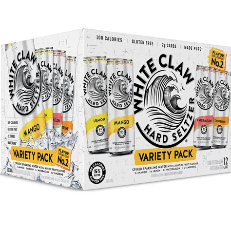White Claw Hard Seltzer Variety Pack No 1 12 Pack 12
