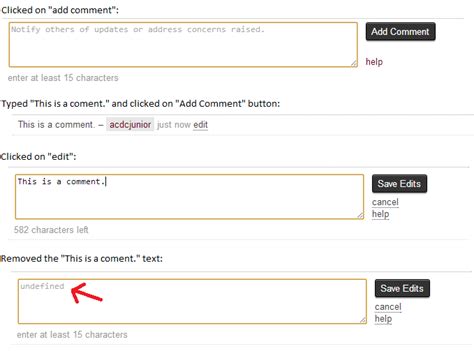New Comment Hintplaceholder Becomes Undefined When Deleting All