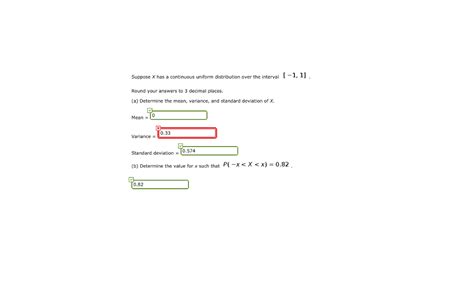 solved suppose x has a continuous uniform distribution over