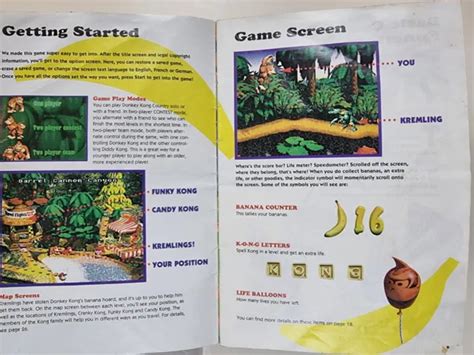Donkey Kong Country Super Nintendo Snes Con Manuale Senza Scatola Eur