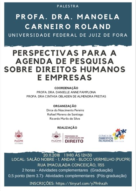 Palestra Perspectivas Para A Agenda De Pesquisa Sobre Direitos Humanos