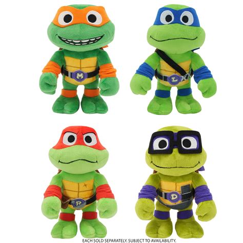 Teenage Mutant Ninja Turtles Mutant Mayhem Plush Toys 8 Inch Tmnt