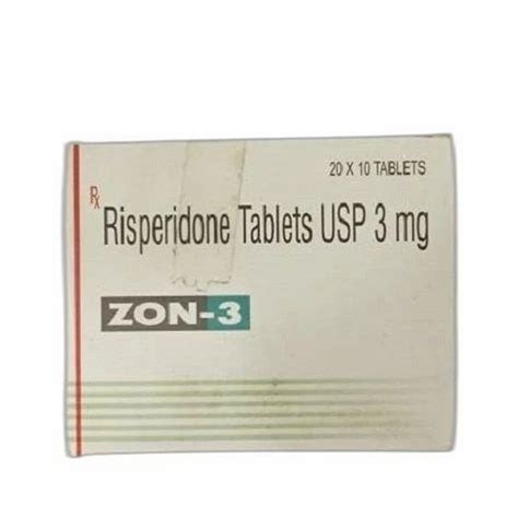 3mg Risperidone Tablets At Rs 200box Risperidone Tablet In New Delhi