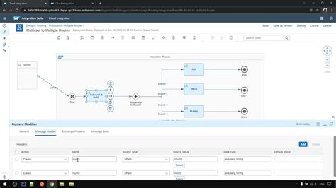 Sap Cpi Course Routing Multicast Multicast Same Message To