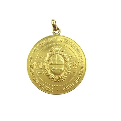 Medalla En Oro K Zorrilla
