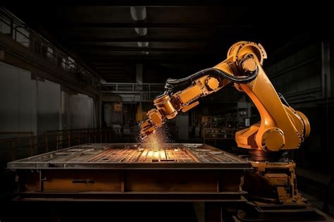 Premium Ai Image Machine In A Factory Generative Ai