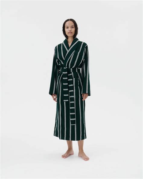 Classic Bathrobe Striped Marseille Tekla Fabrics