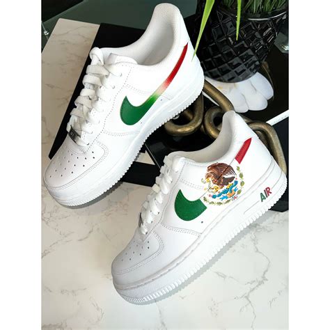 Mexico Ombré Af1s Nike Shoes Girls Custom Shoes Diy Custom Sneakers Diy